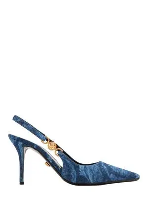 Versace Medusa '95 Barocco-jacquard Pumps - Blue