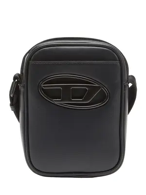 DIESEL® Logo-plaque Crossbody Bag - Black