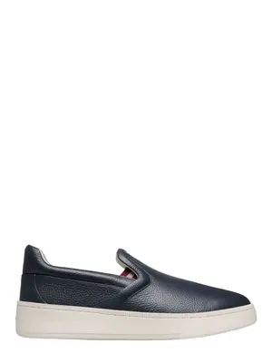 Bally Leather Slip-on Sneakers - Blue