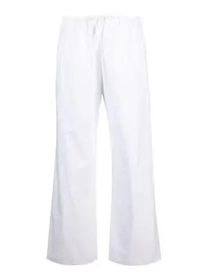 Matteau Drawstring Wide-leg Trousers - White