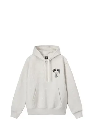 StÜssy World Tour Hoodie - Grey