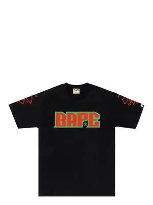 A BATHING APE Football Tee - Black