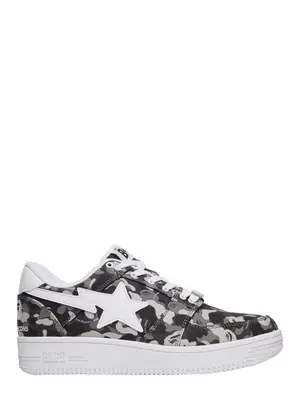 A BATHING APE Comme Des Garçons X Sta Low Sneakers - White