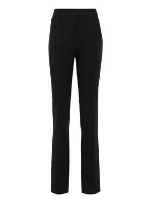 TOTEME High-rise Slim Suit Pants - Black