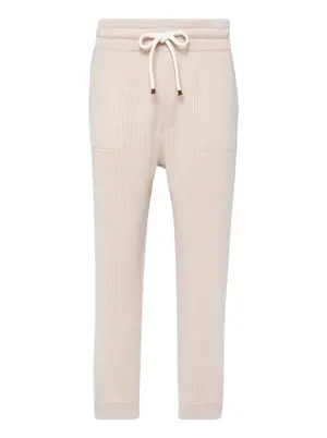 Brunello Cucinelli Cashmere Sweatpants - Beige