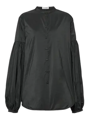 JIL SANDER Puff-sleeve Blouse - Black