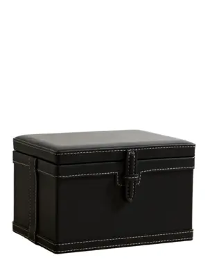 HUNTING SEASON Leather Trunk Box - Black