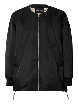 Proenza Schouler Padded Recycled-twill Bomber Jacket - Black