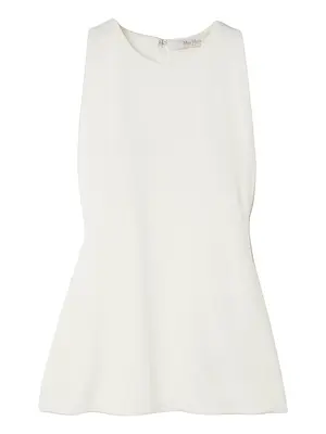 Max Mara Harald Stretch-jersey Vest - White