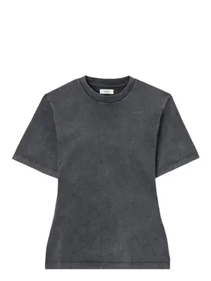 HAIKURE Net Sustain Kelly Cotton-jersey T-shirt - Black