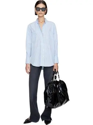 ANINE BING Catherine Striped Shirt