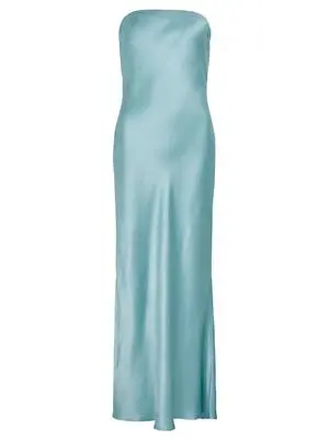 Bec & Bridge Moon Dance Strapless Maxi Dress - Teal