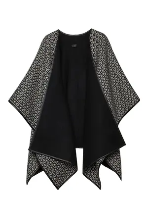 FERRAGAMO Gancini Cape - Black