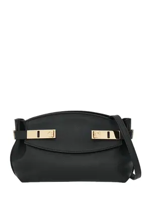 FERRAGAMO Hug Soft Crossbody Bag Xs - Black