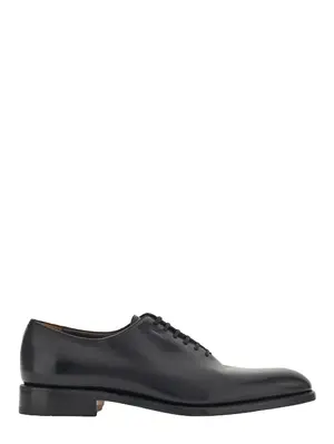 FERRAGAMO Tramezza Plain Toe Oxford - Black