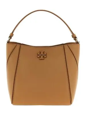 Tory Burch Mcgraw Small Bucket Bag - Beige