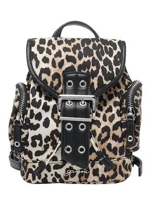 GANNI Animalier Bucky Backpack Multicolour