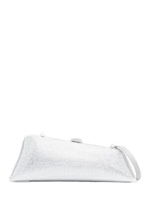 ATTICO Long Night Crystal-Embellished Clutch