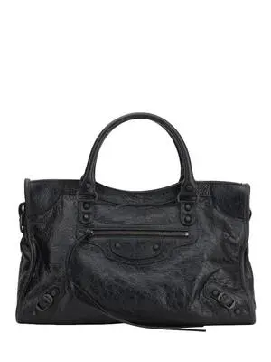 Balenciaga Le City Medium Shoulder Bag - Black