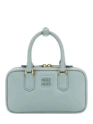 Miu Miu Nappa Leather Handbag - Blue