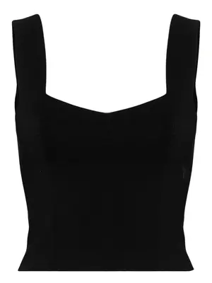 A.L.C. Jordana Knitted Top - Black