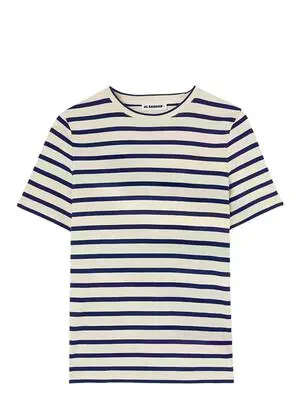JIL SANDER Jil Sander Striped Cotton T-Shirt