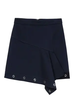 3.1 Phillip Lim Deconstructed Cotton Skirt - Blue