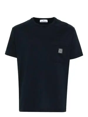 Stone Island Cotton Jersey T-shirt - Blue