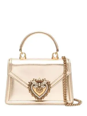 Dolce & Gabbana Devotion Crossbody Bag - Gold
