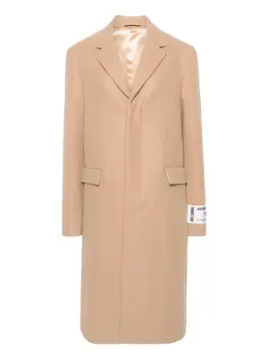 Acne Studios Single-breasted Wool Blend Coat - Brown