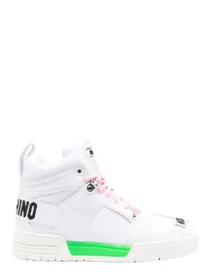 Moschino Kevin High-top Sneakers - White