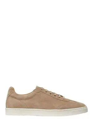 Brunello Cucinelli Almond-toe Sneakers - Brown