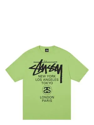 StÜssy World Tour Tee 'tea - Green