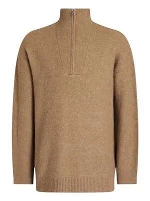NANUSHKA Nanushka Brushed Knitted Half-Zip Sweater