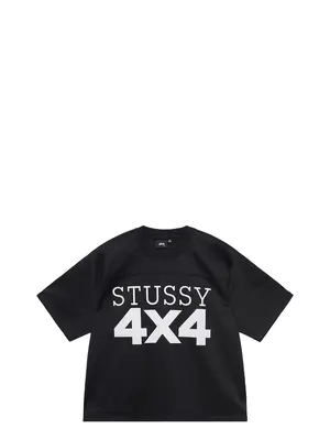 StÜssy 4x4 Mesh Football Jersey - Black