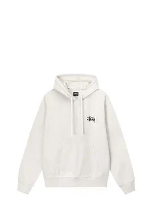 StÜssy Basic Pigment Dyed Hoodie - White
