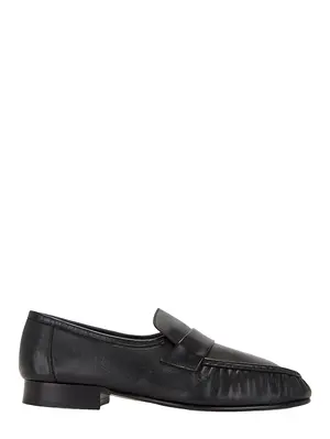 THE ROW Soft Loafer - Black