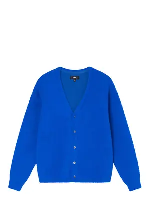 StÜssy Shaggy Cardigan - Blue