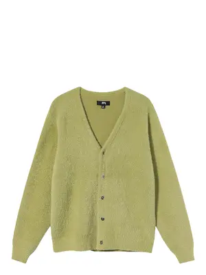 StÜssy Shaggy Cardigan - Green