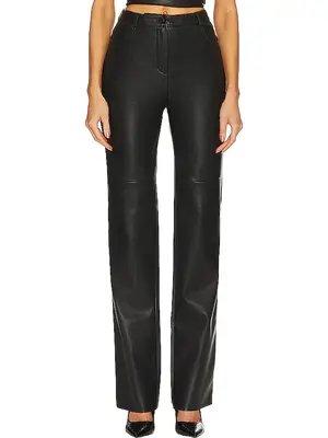 CULTNAKED Killa Faux Leather Trousers - Black