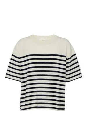 LISA YANG Lisa Yang Cila Striped Cashmere T-Shirt Multicoloured