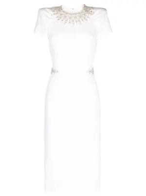 JENNY PACKHAM Jenny Packham Ines Beaded Midi Dress