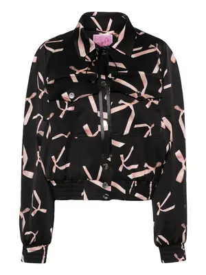 PINKO PINKO X Patrick Mcdowell Printed Bomber Jacket