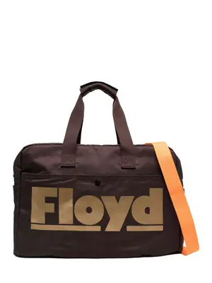 FLOYD Logo-print Zip-fastening Holdall - Brown