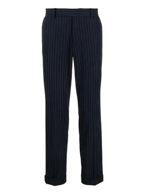 Polo Ralph Lauren Pinstripe Slim-leg Trousers - Blue