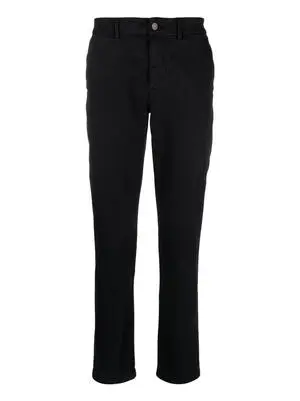 7 For All Mankind Slim-leg Cotton-blend Chinos - Black