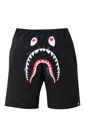 BAPE Shark Beach Shorts - Black