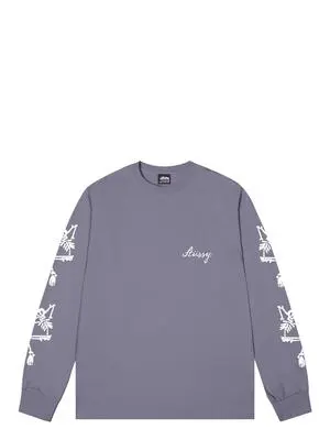 StÜssy Paradise Lost Long-sleeve Tee 'mauve - Purple