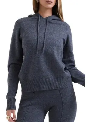 House Of Cb Jionni Hoodie Sweater - Grey Melange