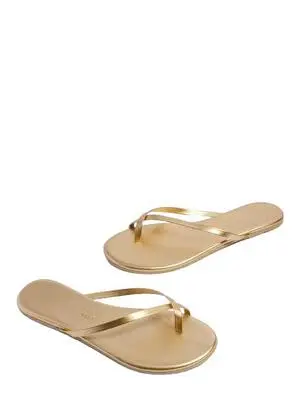TKEES TKEES Riley Metallic Flip Flop